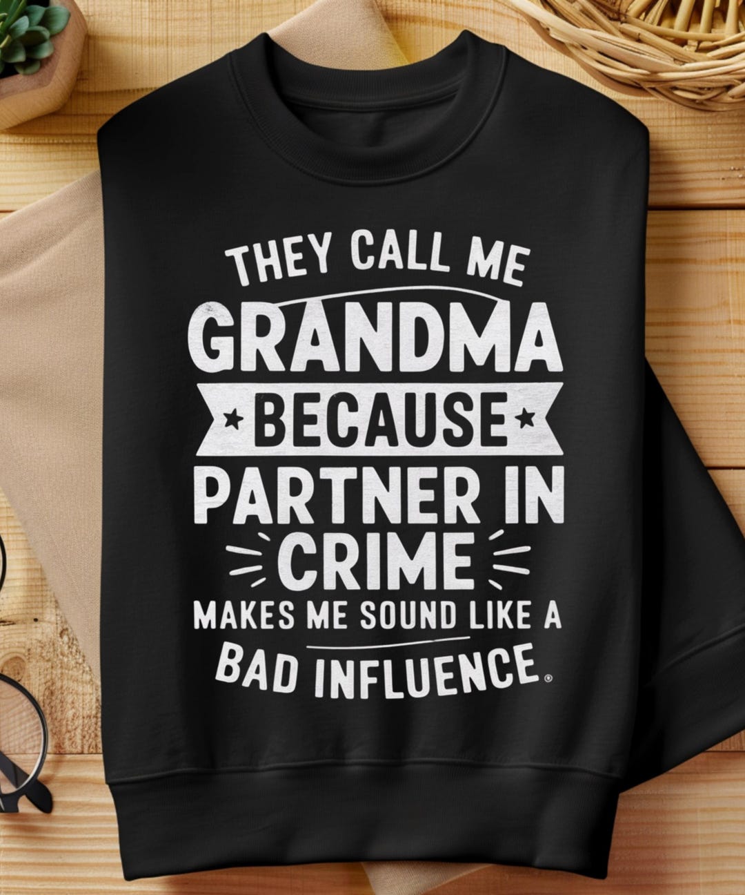 Bad Influence Grandma SVG PNG: Partner in Crime Design (digital ...