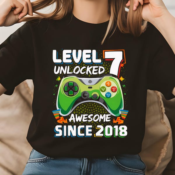 Level 7 Unlocked Svg - Etsy