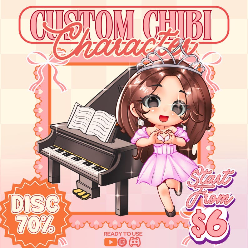 CUSTOM CHIBI, Cartoon, Fanart, Original Character Anime Pngtuber ...