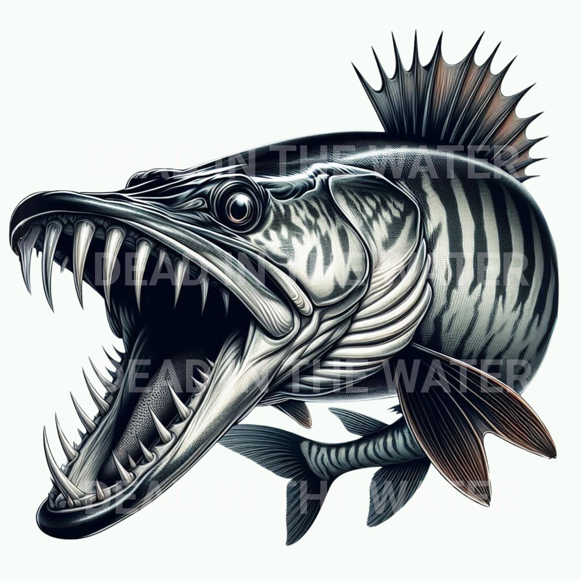 5 High Resolution Muskie Fishing Logo - 5000 PX - 300 DPI - Transparent ...