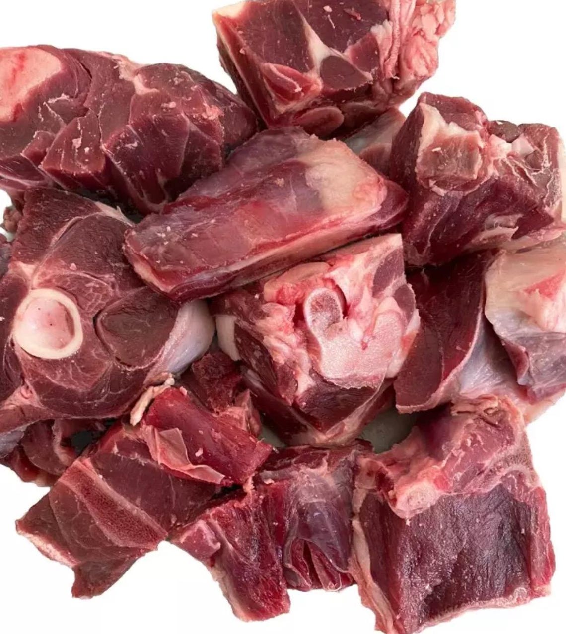 Fresh Skinless Goat Meat WITH BONES 1 Kg - Etsy UK