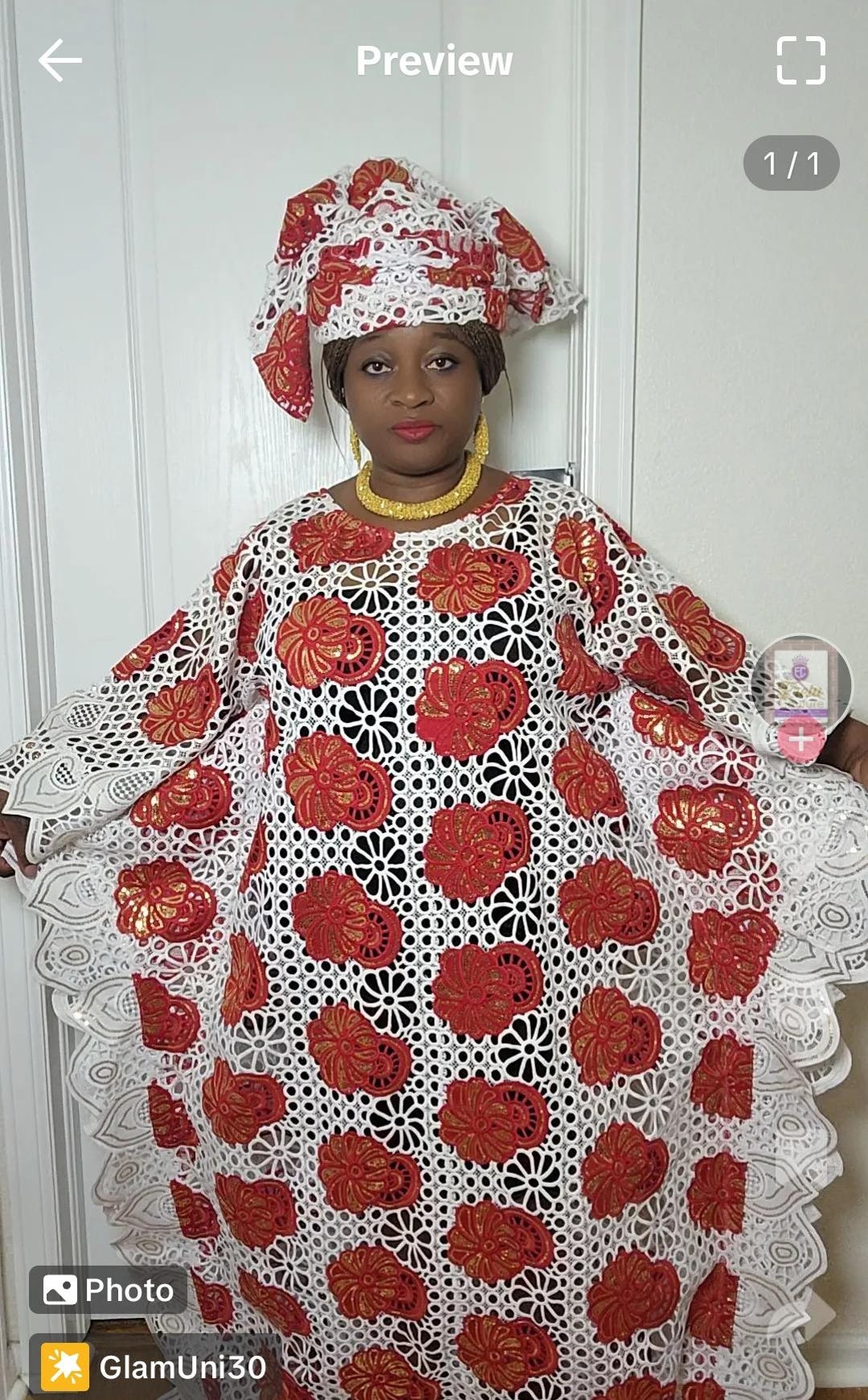 African Lace Bubu Dress Ready to Wear for Women - Etsy