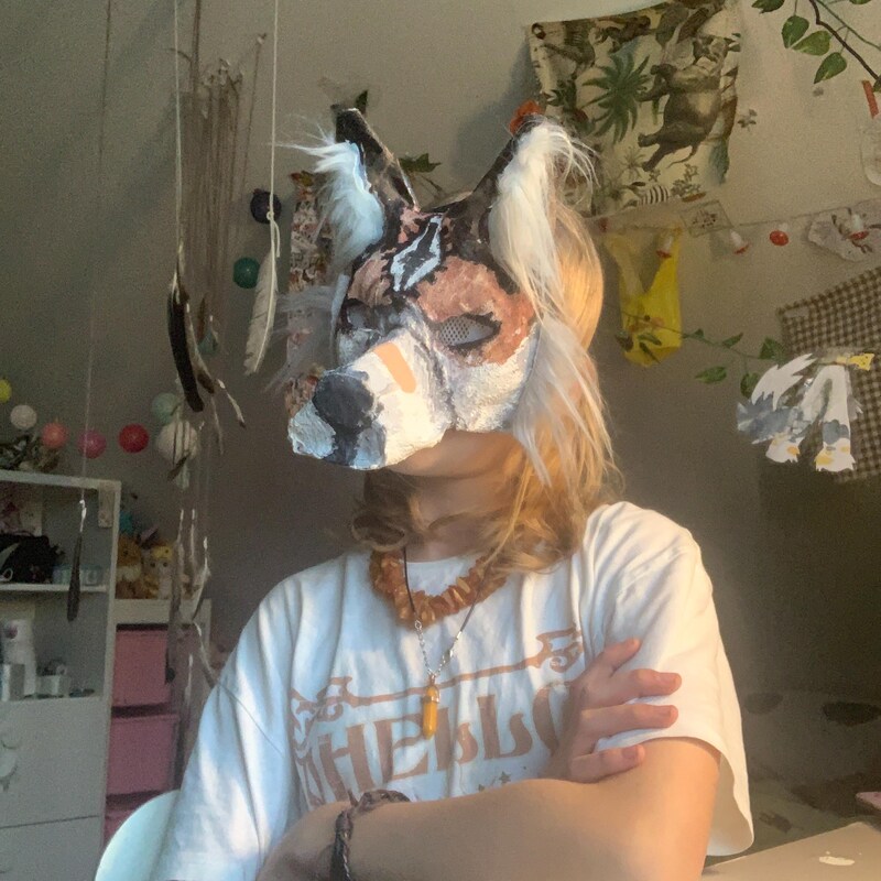 Therian mask - Etsy Polska