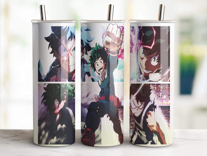 Paquete de envoltura de vaso de anime de 20 oz, diseño de vaso paquete ...