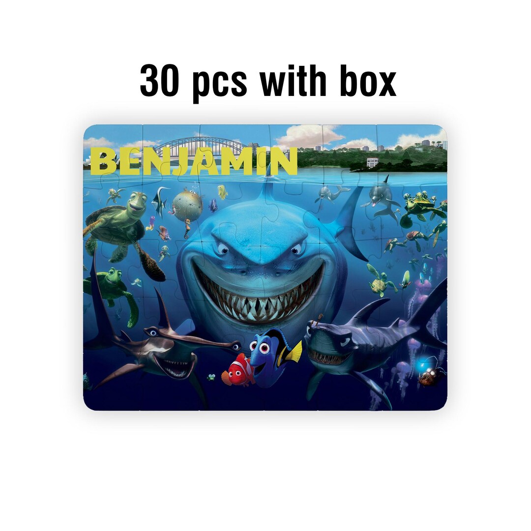 Personalized Finding Nemo Jigsaw Puzzle With Tin Container. Fun Family ...