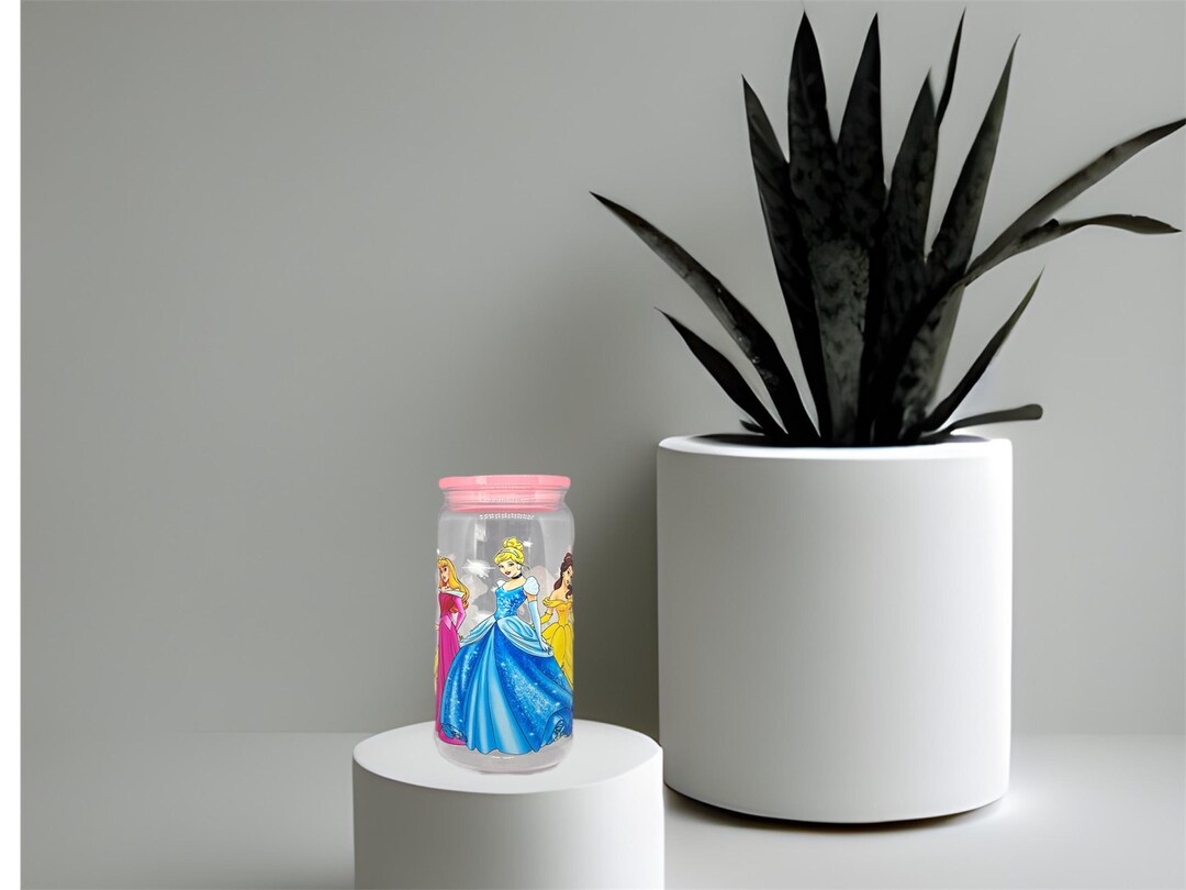 16oz Libbey Plastic Glass Princesses - Etsy