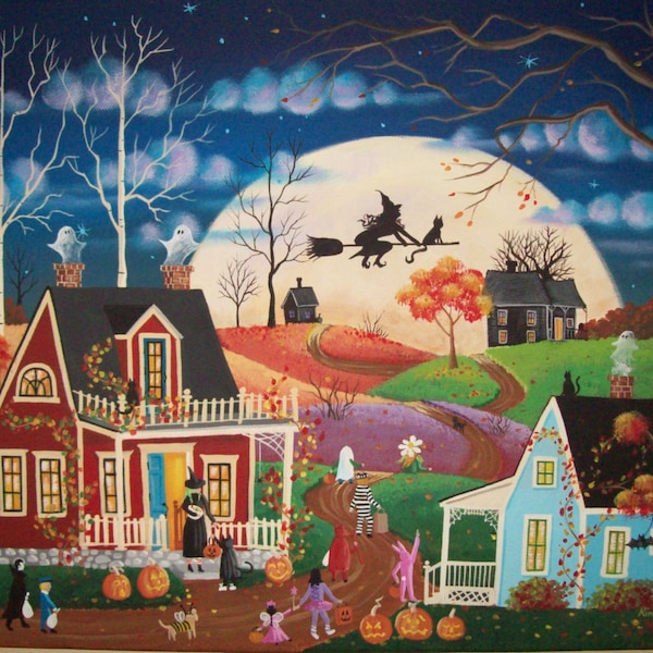 Halloween Folk Art - Etsy