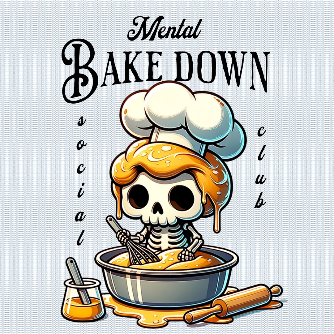 Kawaii Skeleton Baking PNG: Witchy Chef Sublimation Design (digital ...