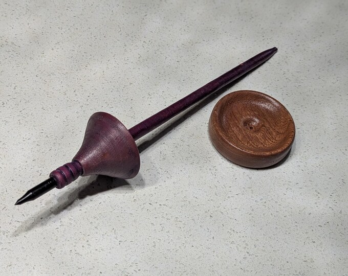 Hand Crafted Support Spindle - Purple, Large - Etsy
