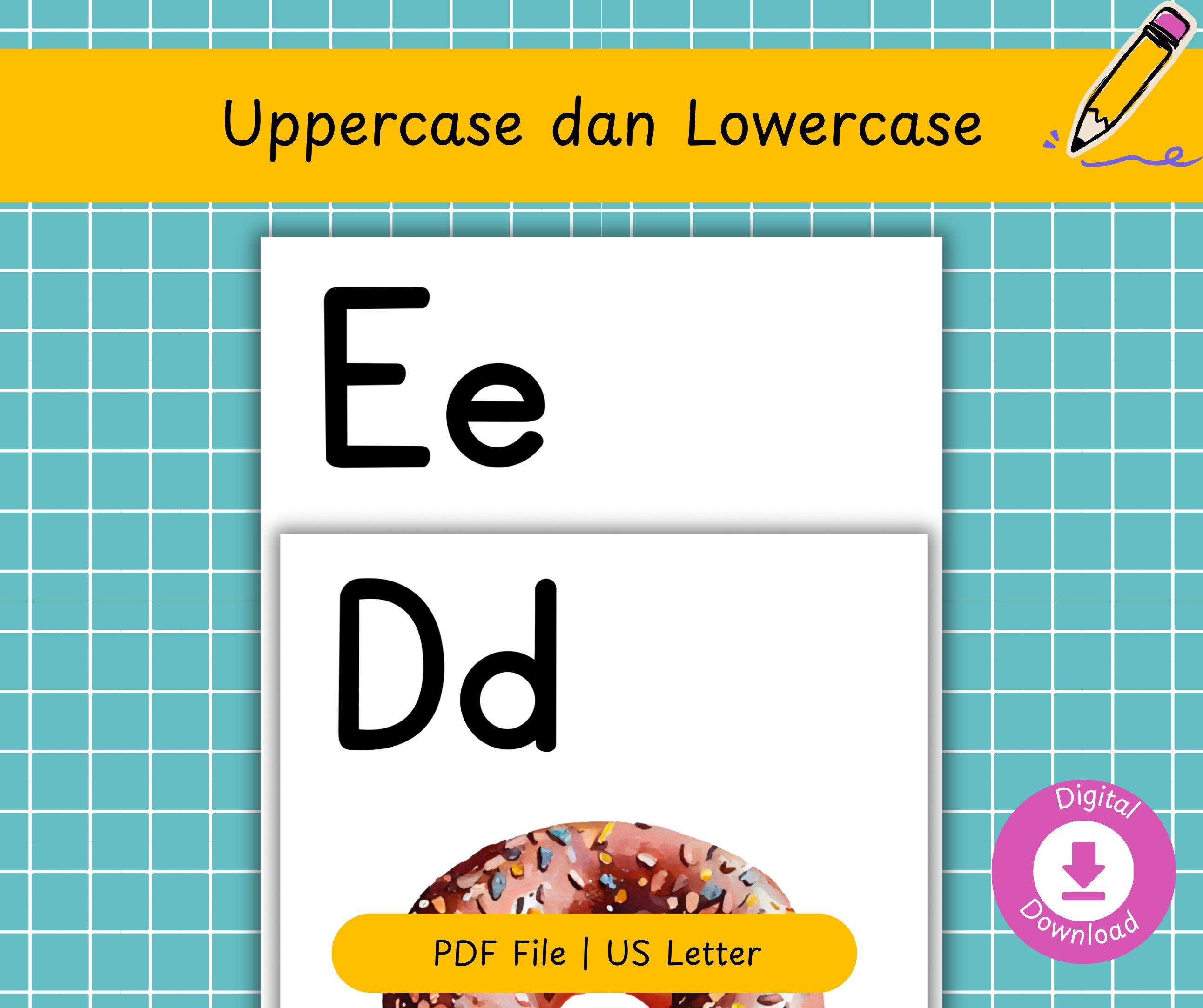 Alphabet Poster for Kids Educational ABC Chart for Preschool ...