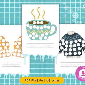 Winter Coloring Worksheet Activity Do a Dot Coloring Pages for Kids ...