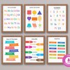Alphabet Poster for Kids Educational ABC Chart for Preschool ...