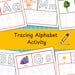 Printable Alphabet Tracing Worksheet for Kids Fun & Educational ABC ...