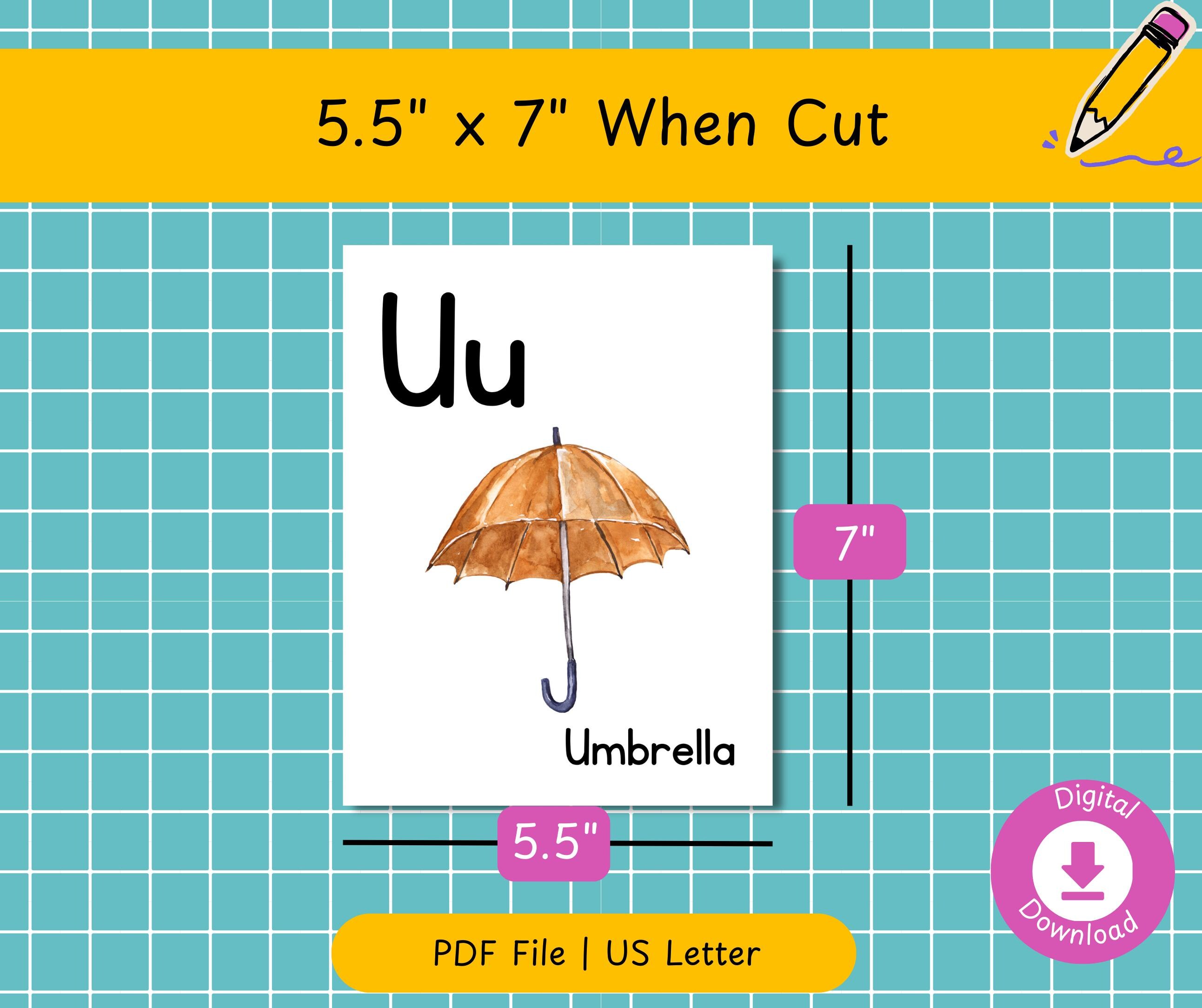 Alphabet Poster for Kids Educational ABC Chart for Preschool ...