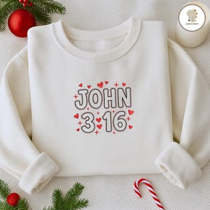 John 3:16 Valentine Embroidery File, Christian Love Design, Bible Verse Valentine Shirt Design ...