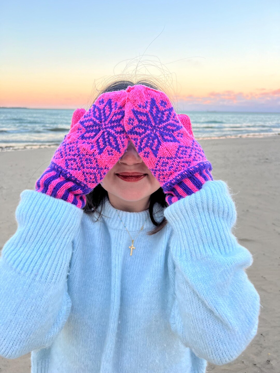 Lily Nordic Mittens *pattern* - Etsy