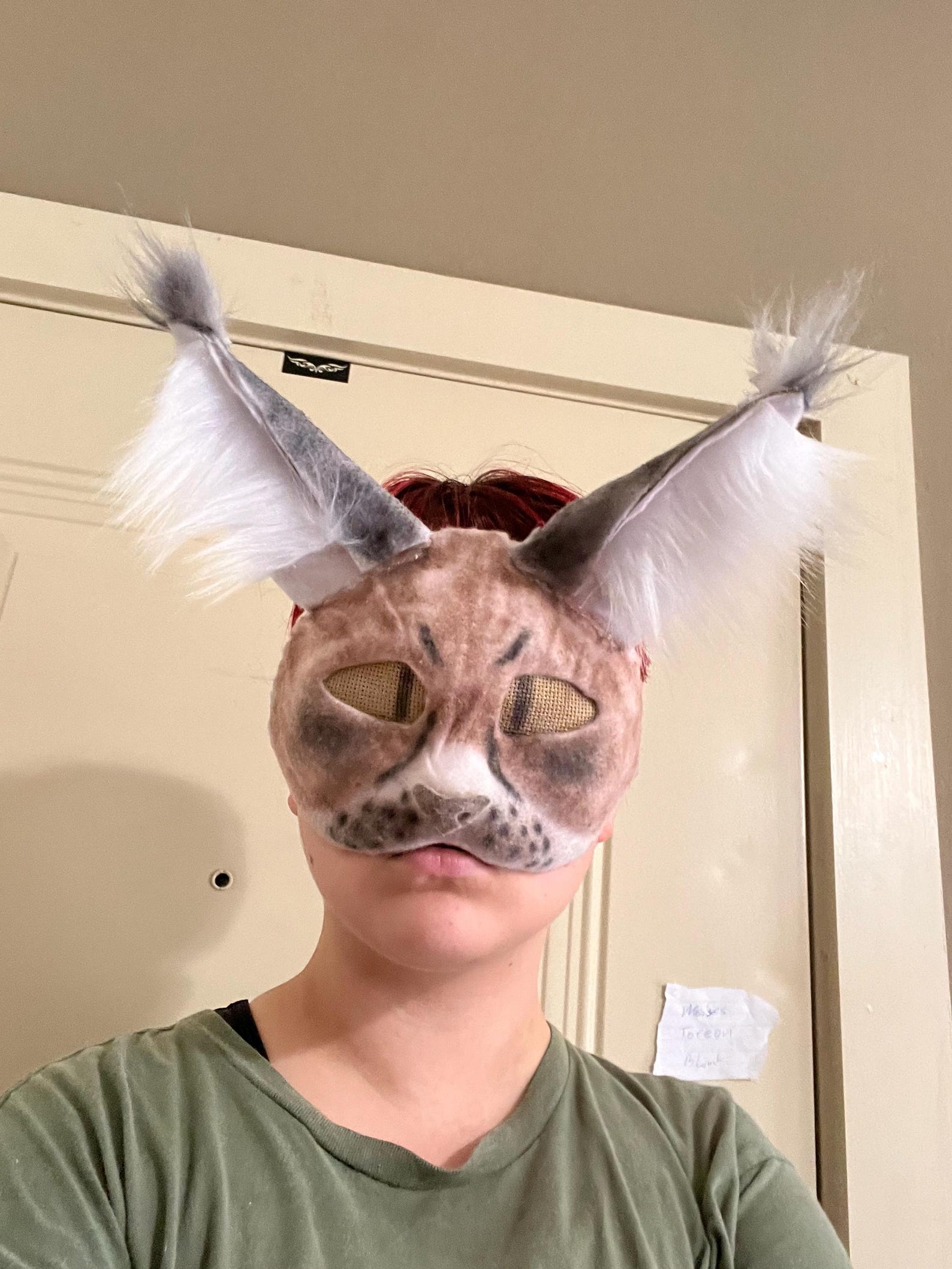 Caracal Cat Mask Therian Cosplay Furry Quadrobist - Etsy