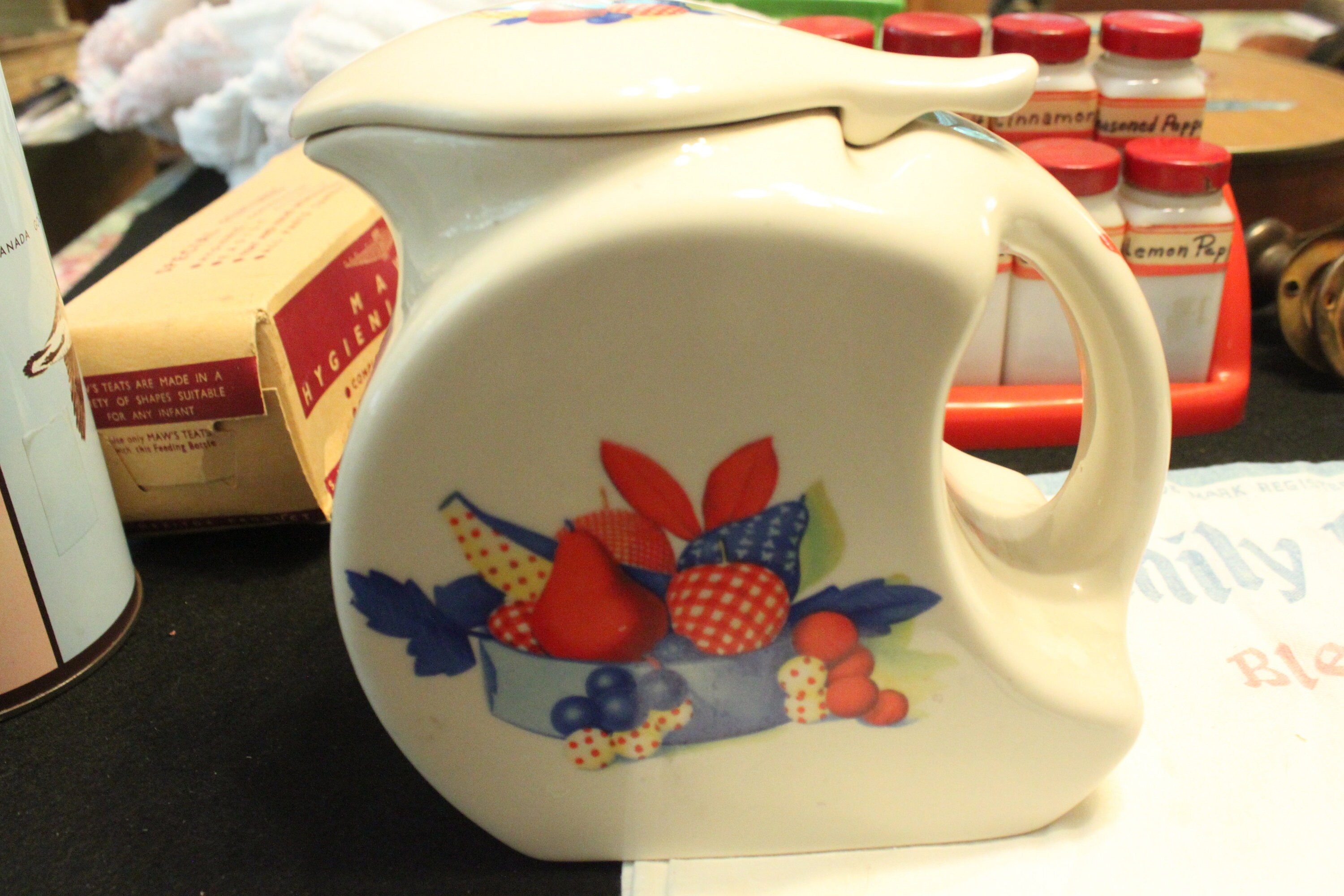 Universal Cambridge Covered Water Pitcher Calico Fruit | Etsy