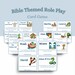 Bible Role Play Card Game - Fun Christian Activity for Kids & Families ...