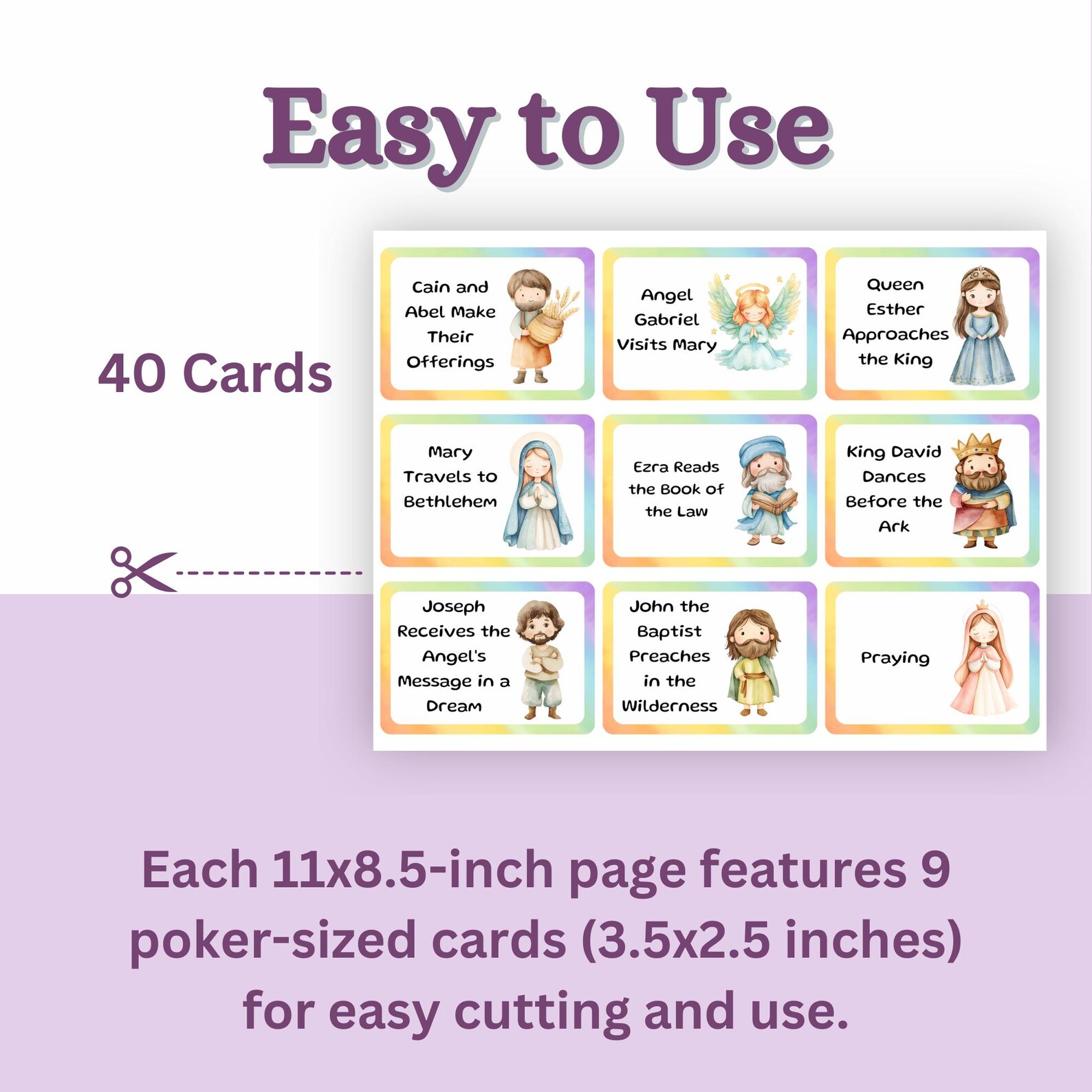 Bible Game, Bible Charades Card Game, Christian Faith, Christian Game ...