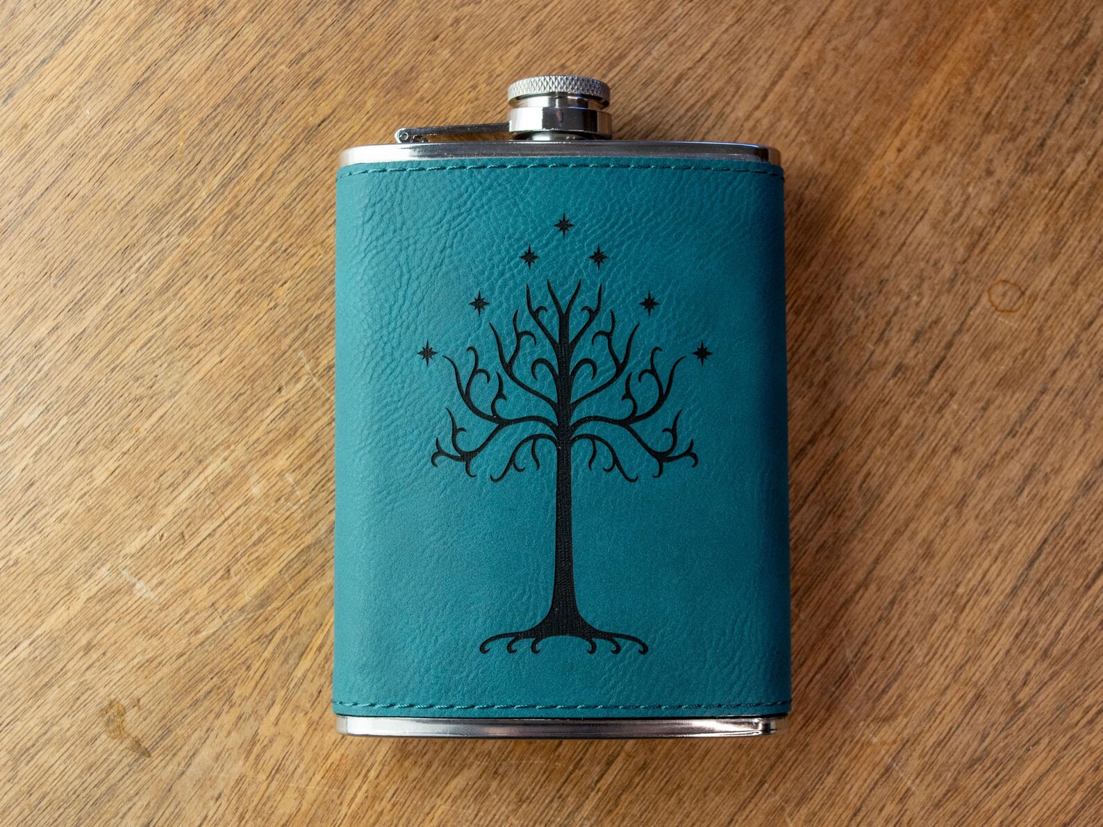 Tree of Gondor | 8oz Steel Hip Flask | LOTR Gift Straight From Middle ...