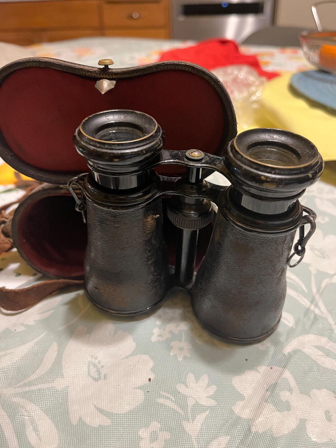 Military Field Glasses French With Case 1920s - Etsy
