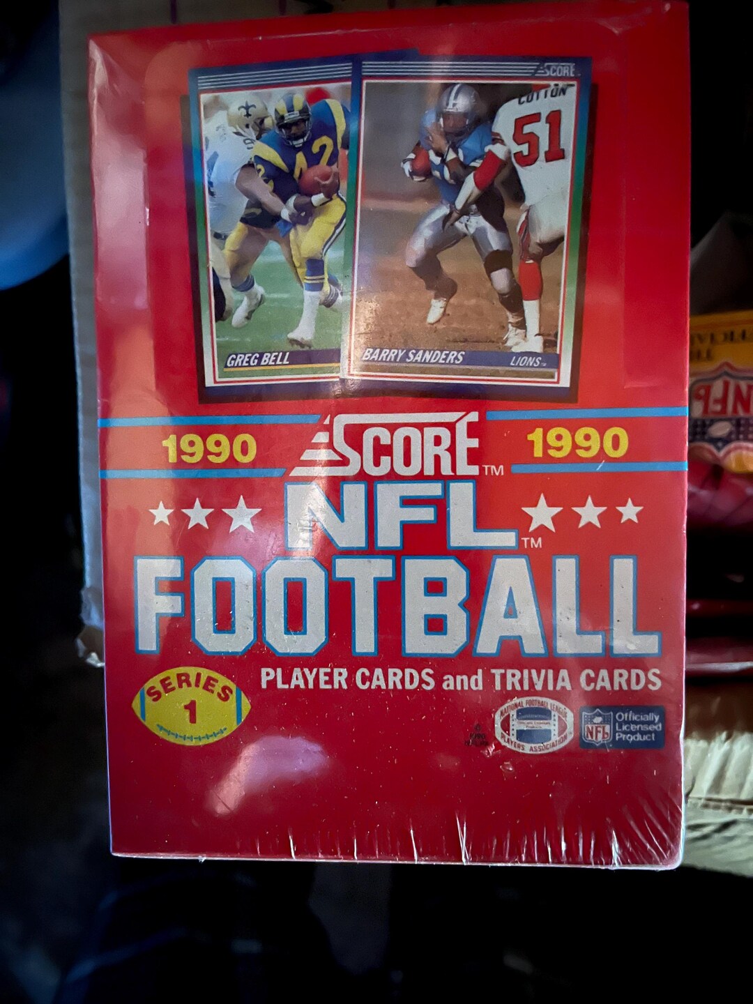 NFL Football Player Cards Never Opened 1990 - Etsy