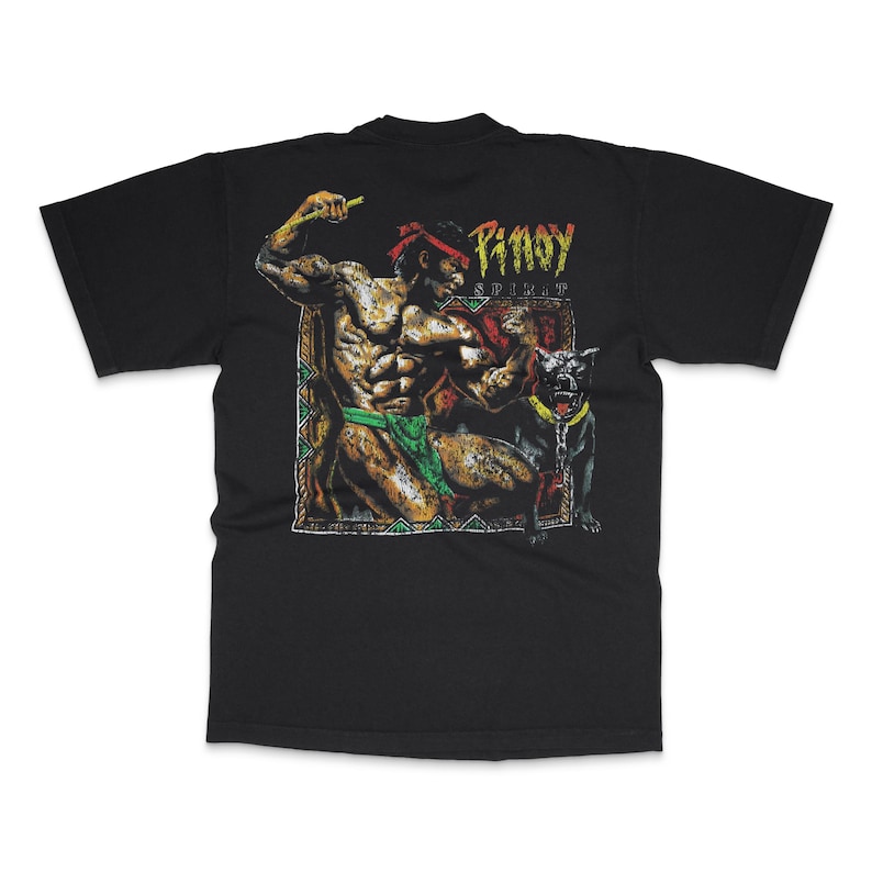 Filipino Strength 90's Design Distressed Vintage Reprint T Shirt Pinoy ...