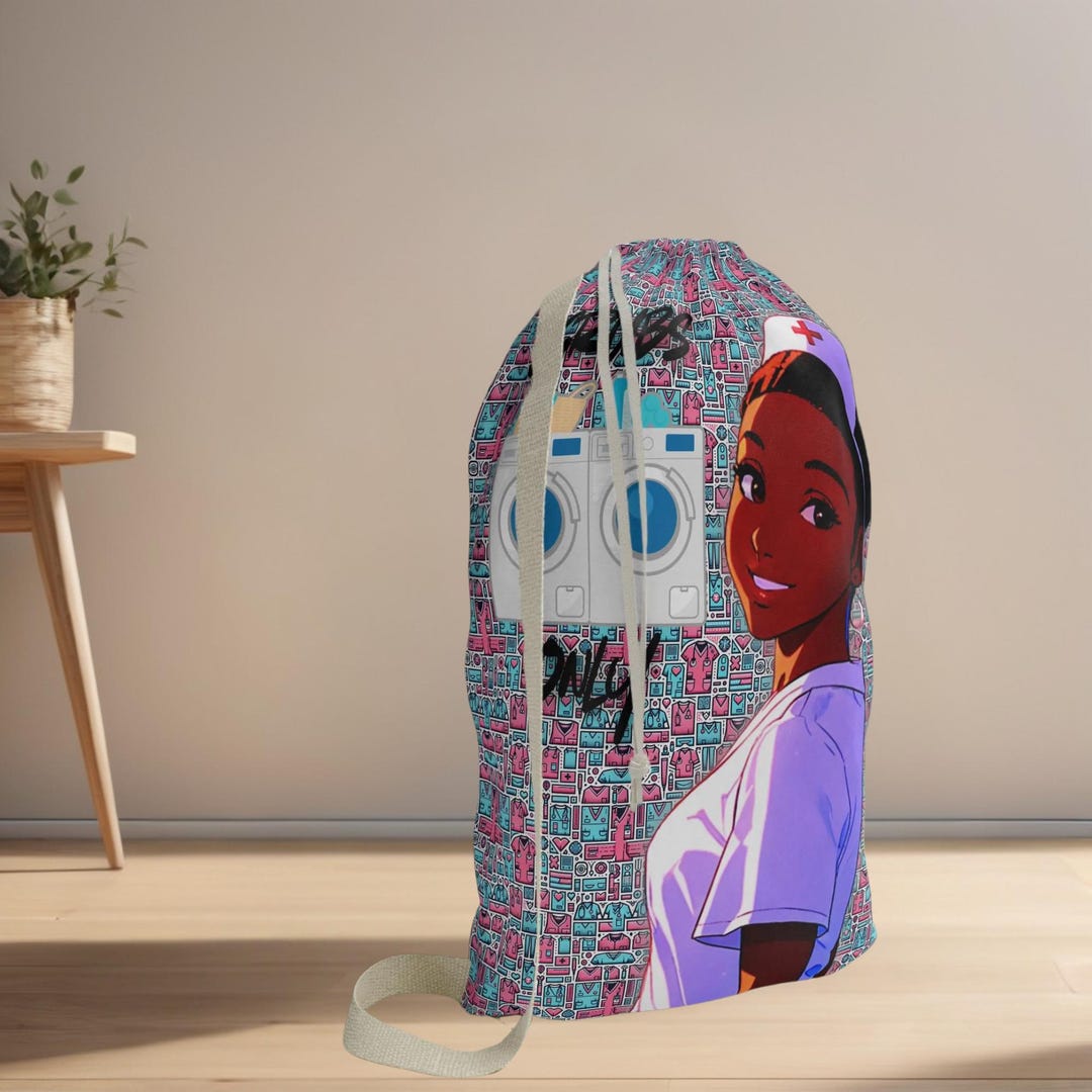 Laundry Bag, "scrubs Only" Pattern, Healthcare Professionals, Cross ...