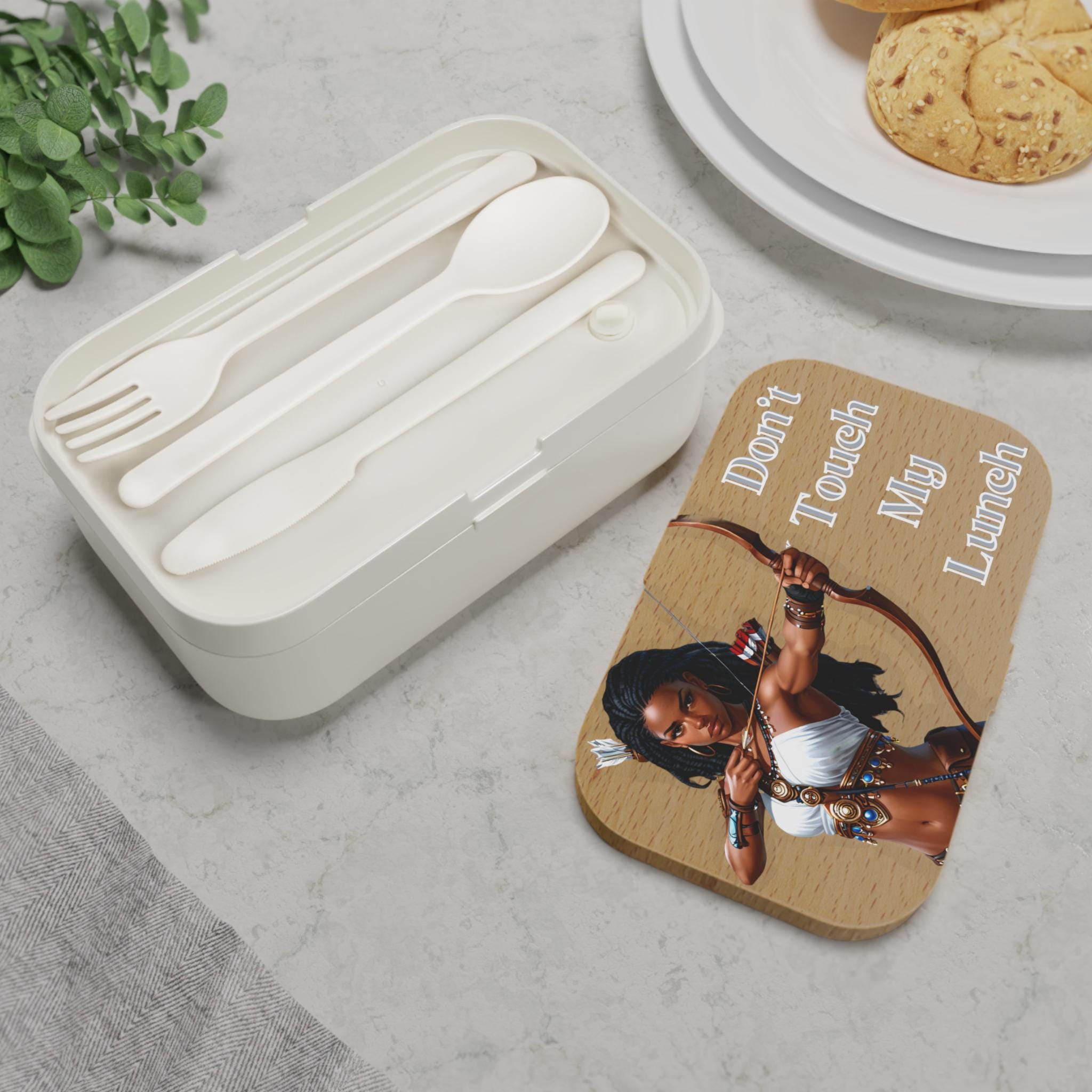 Warrior Bento Box: Japanese Lunch Box With Wood Lid - Etsy