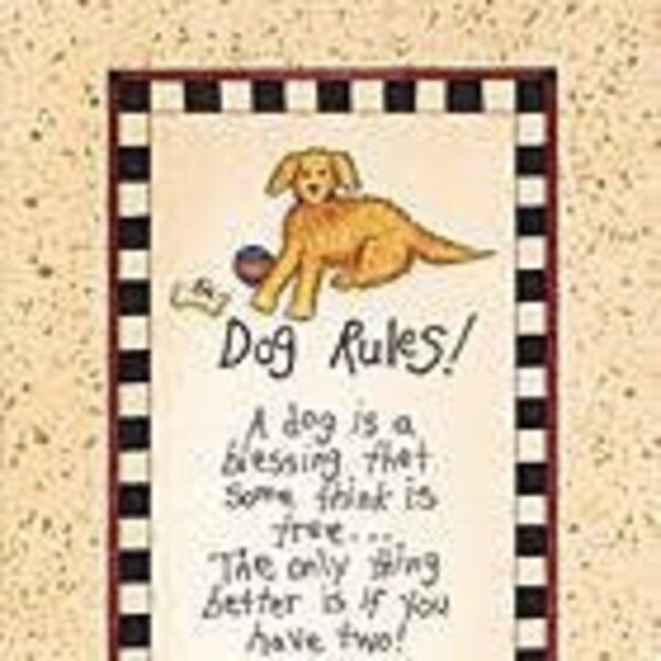 Dog Rules - Etsy