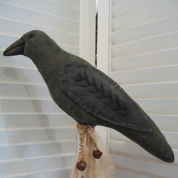 Primitive Crow - Etsy
