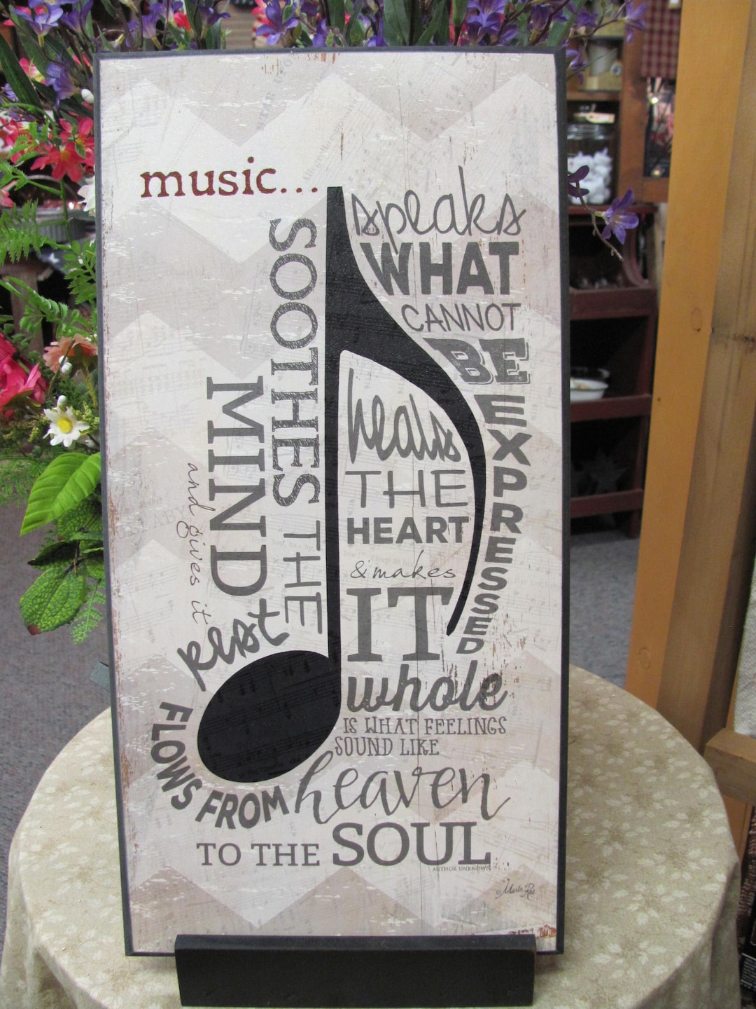 Music,musical, Musical Artwork,wooden Art Sign,music Decor,marla Rae,9 ...