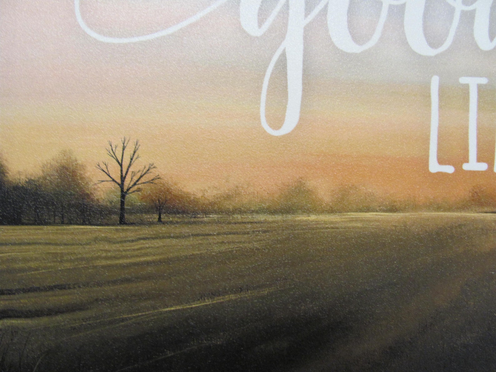 The Good Lifewooden Art Plaquefarmhousemarla Raefarm - Etsy