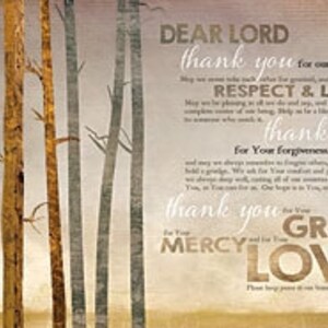 Family Prayer Wall Art,love and Grace,inspirational Wall Art, Handmade ...