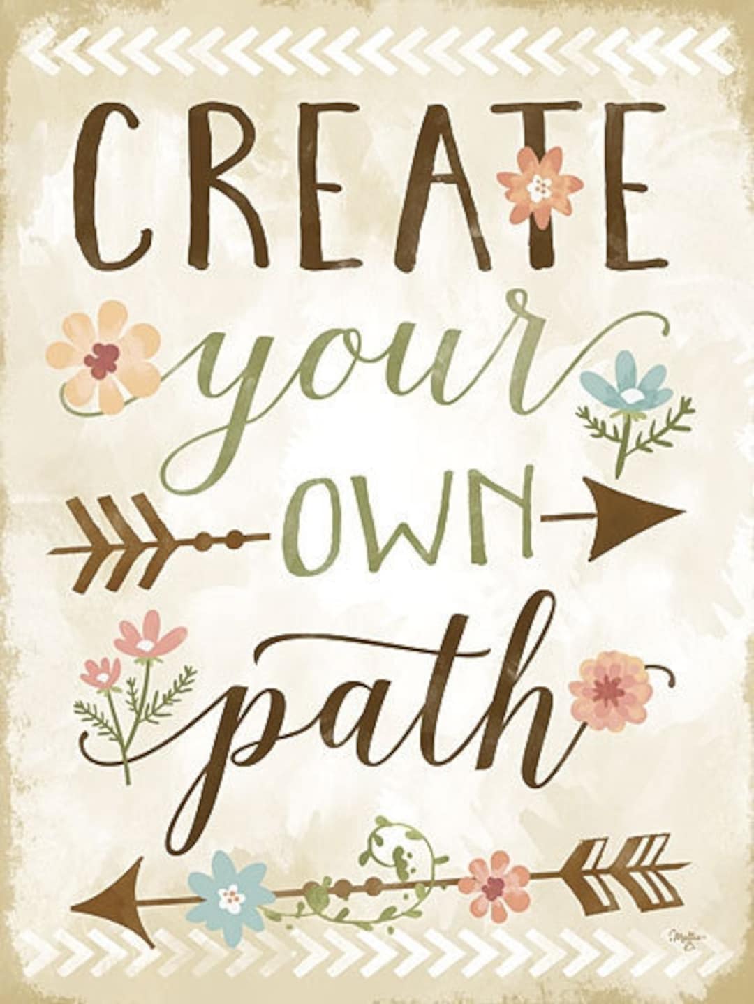 Arrows,child's Wall Decor,create Your Own Path,wooden Art Plaque, 12 ...