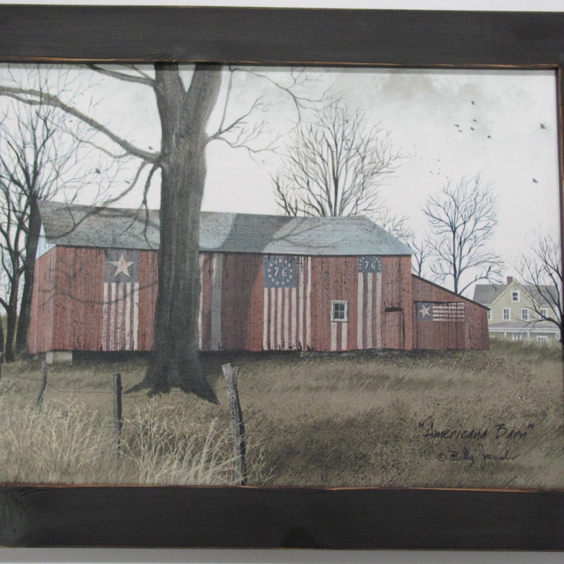 American Flag Barn Quilt - Etsy