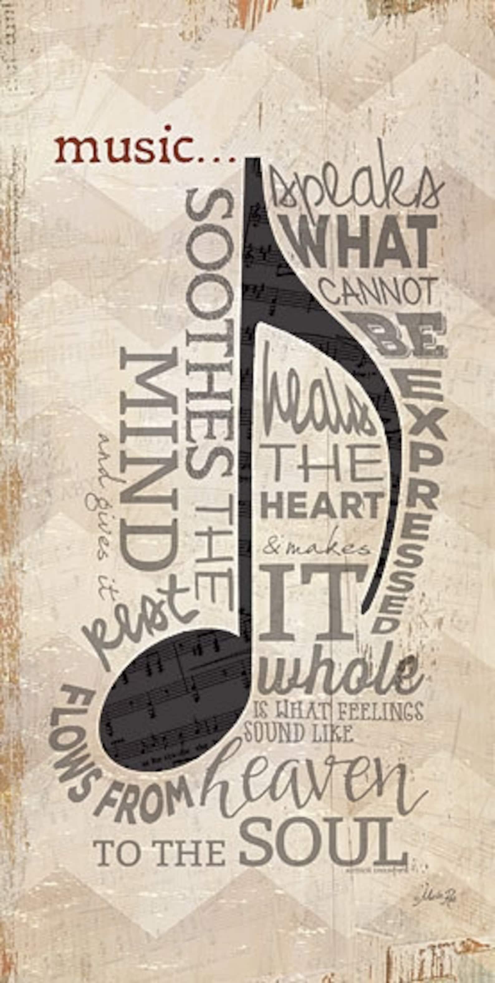 Music,musical, Musical Artwork,wooden Art Sign,music Decor,marla Rae,9 ...