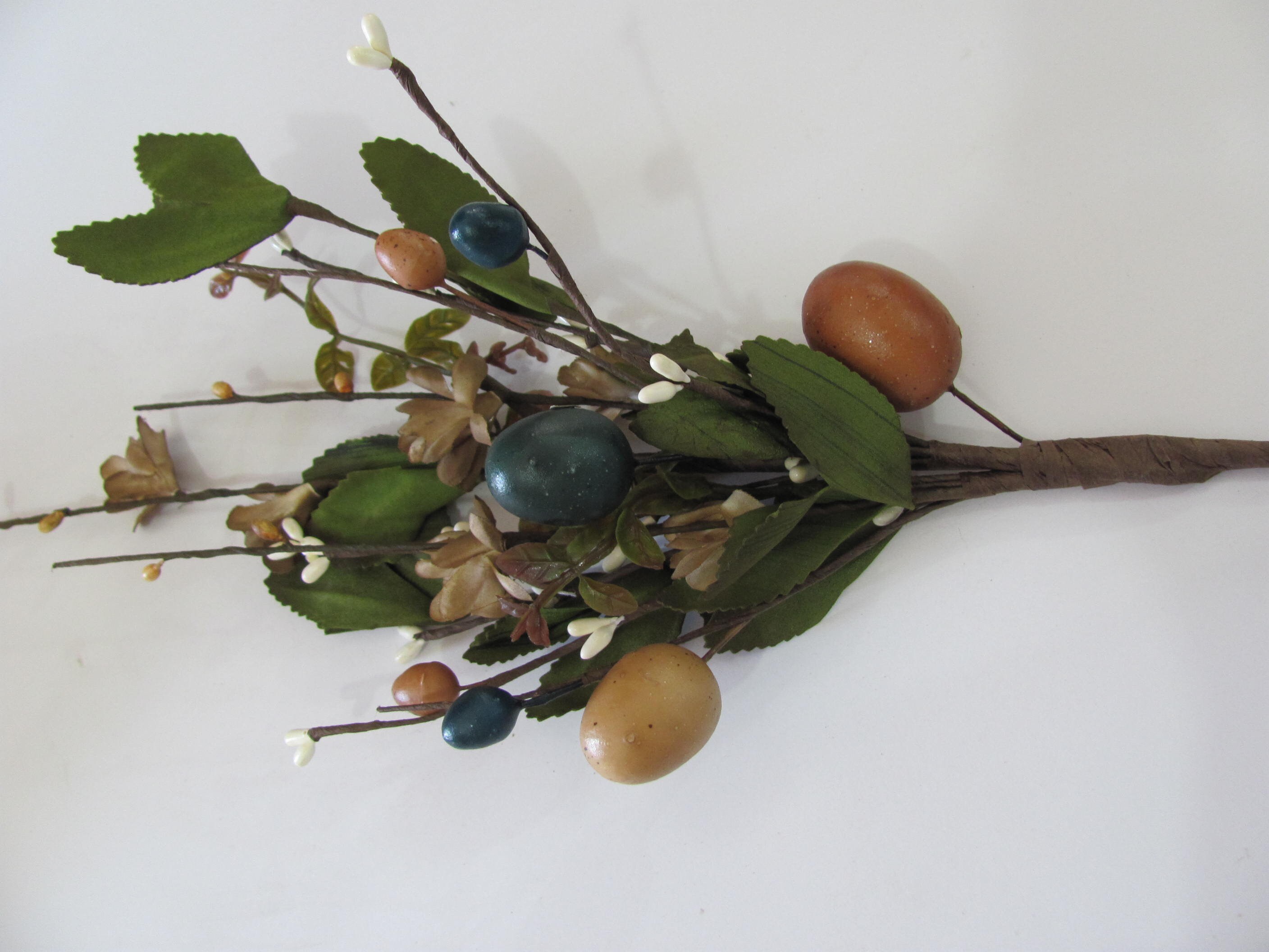 Easter Floral Pick,spring Floral Spray,18" Floral Pick,country Easter ...