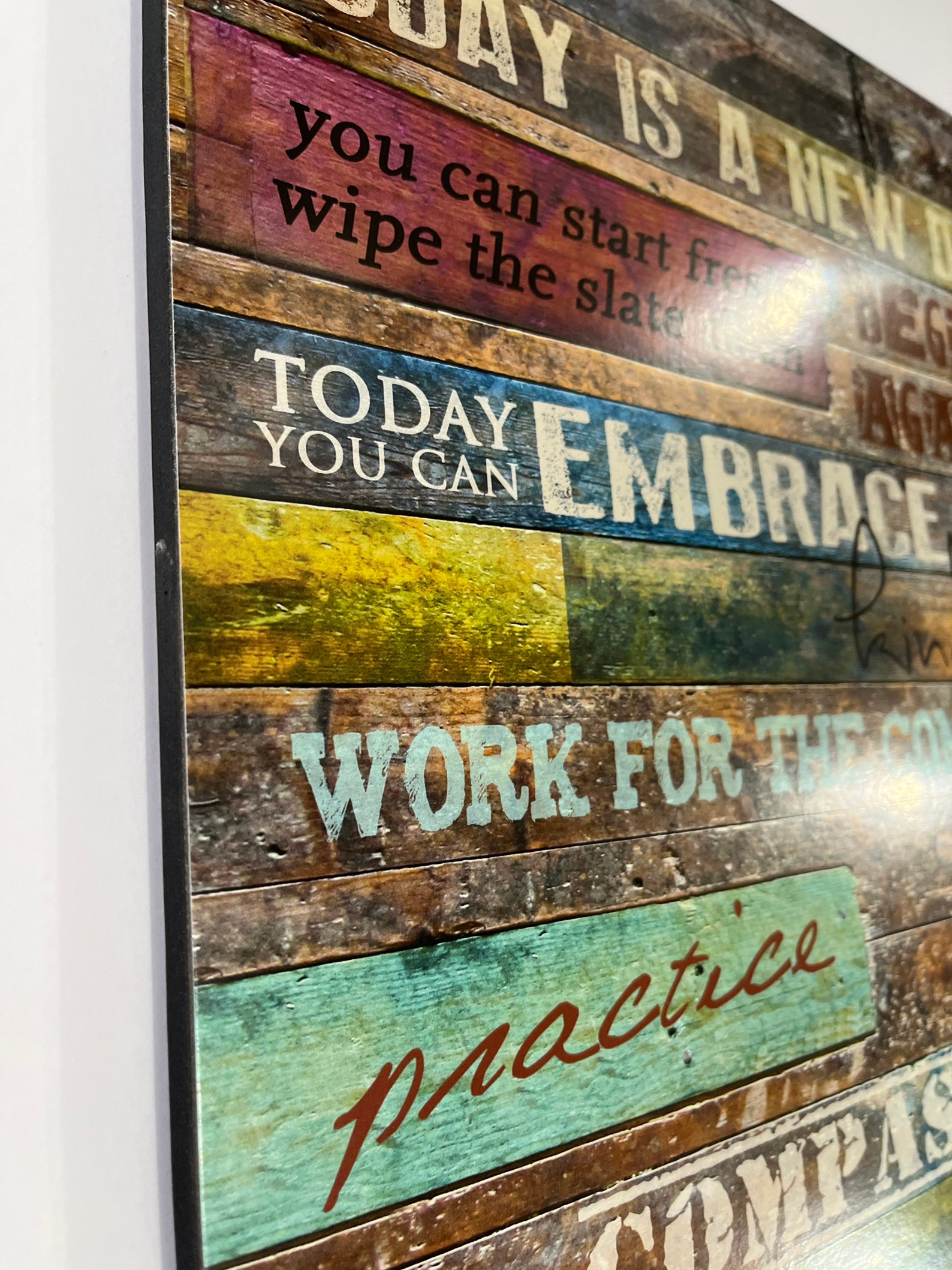 Today is A New Dayinspirational Wall Decor12w X - Etsy