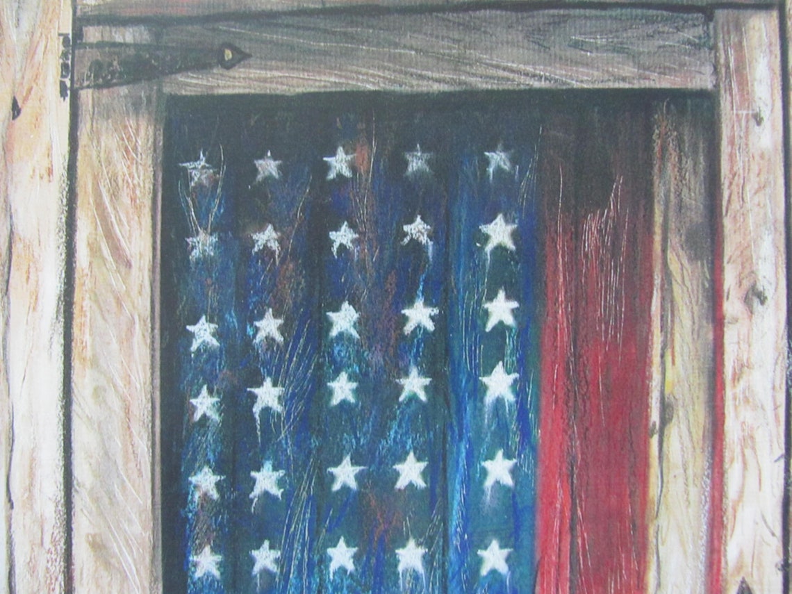Patriotic Wall Decor,primitive Americana,farmhouse Decor,quilt Decor ...