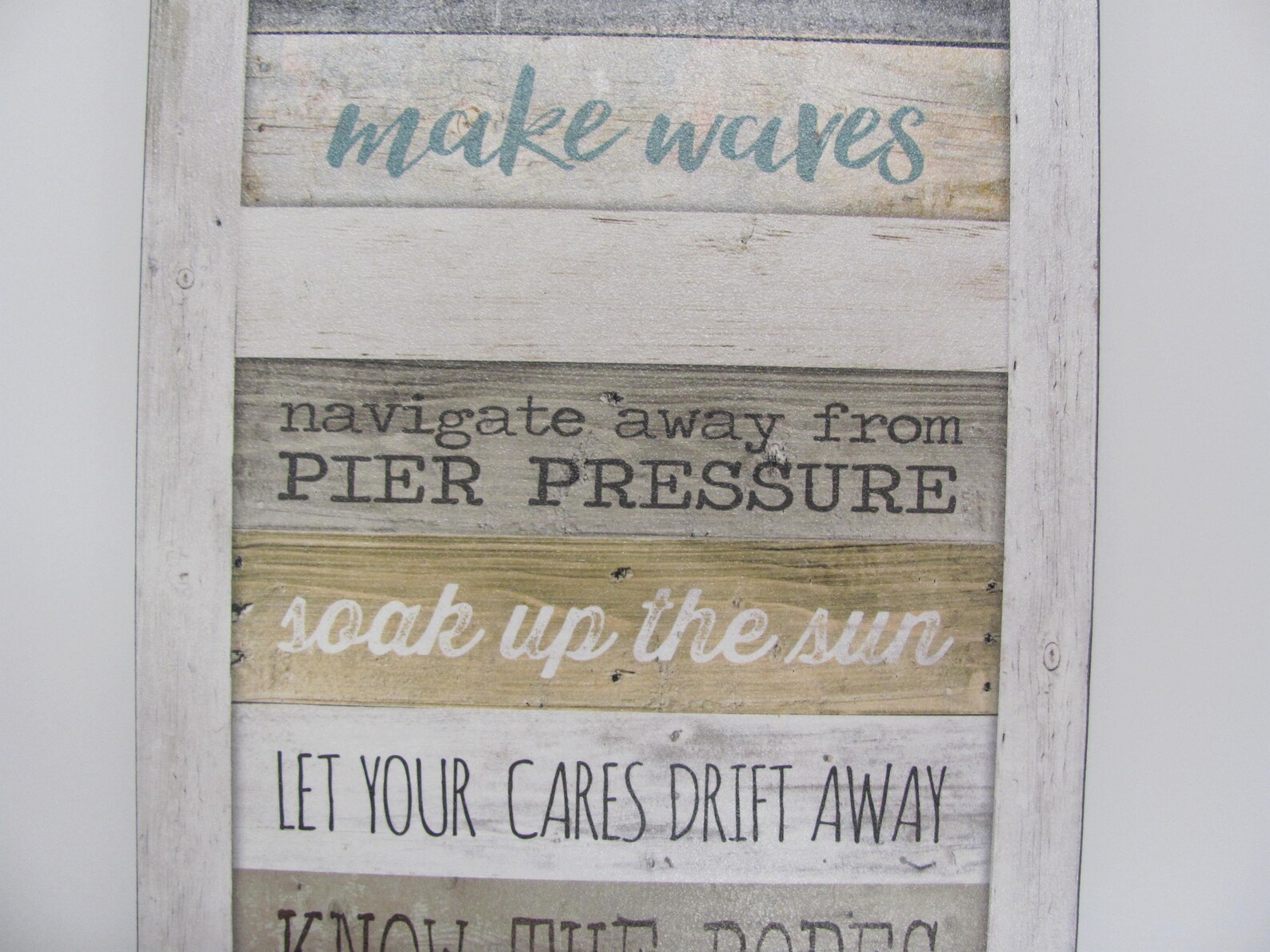 Ocean Rules Wall Decor,ocean Decor,wooden Art Sign,2 Size Option - Etsy