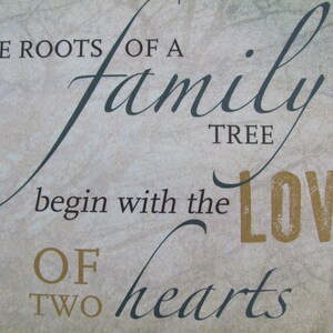 Family Roots,love of Two Hearts,family Decor,roots of Family,wooden Art ...