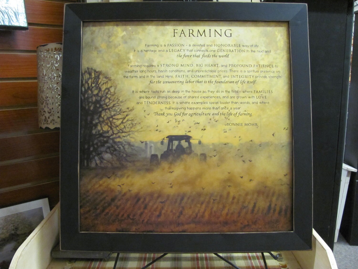 Farming Decor,farming,tractor, Farm Poem,inspirational Farmer,farmer ...
