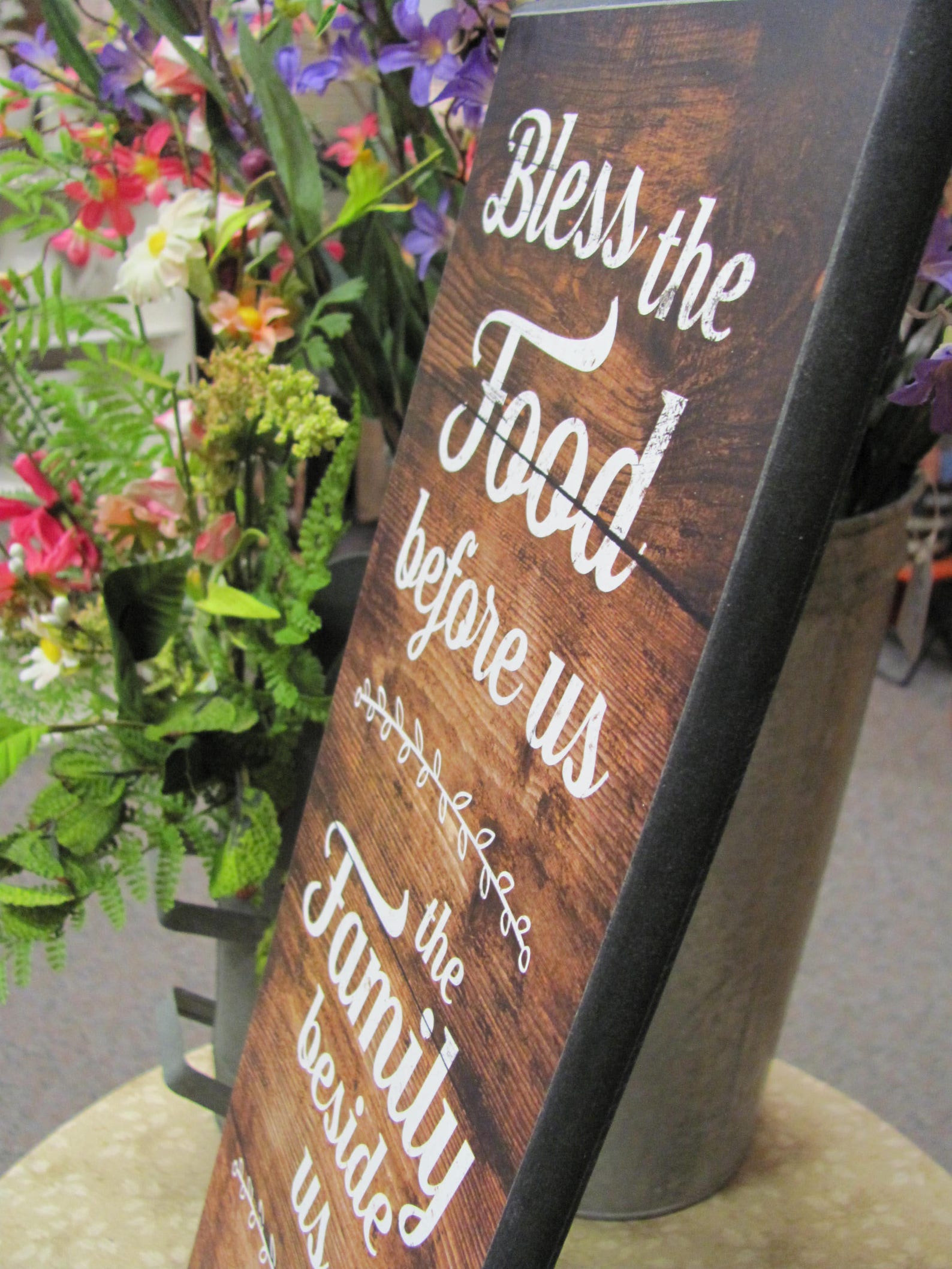 Table Prayer,bless This Food,wooden Art Sign,susan Ball, 6"wx18"h - Etsy