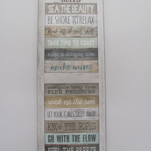 Ocean Rules Wall Decor,ocean Decor,wooden Art Sign,2 Size Option - Etsy
