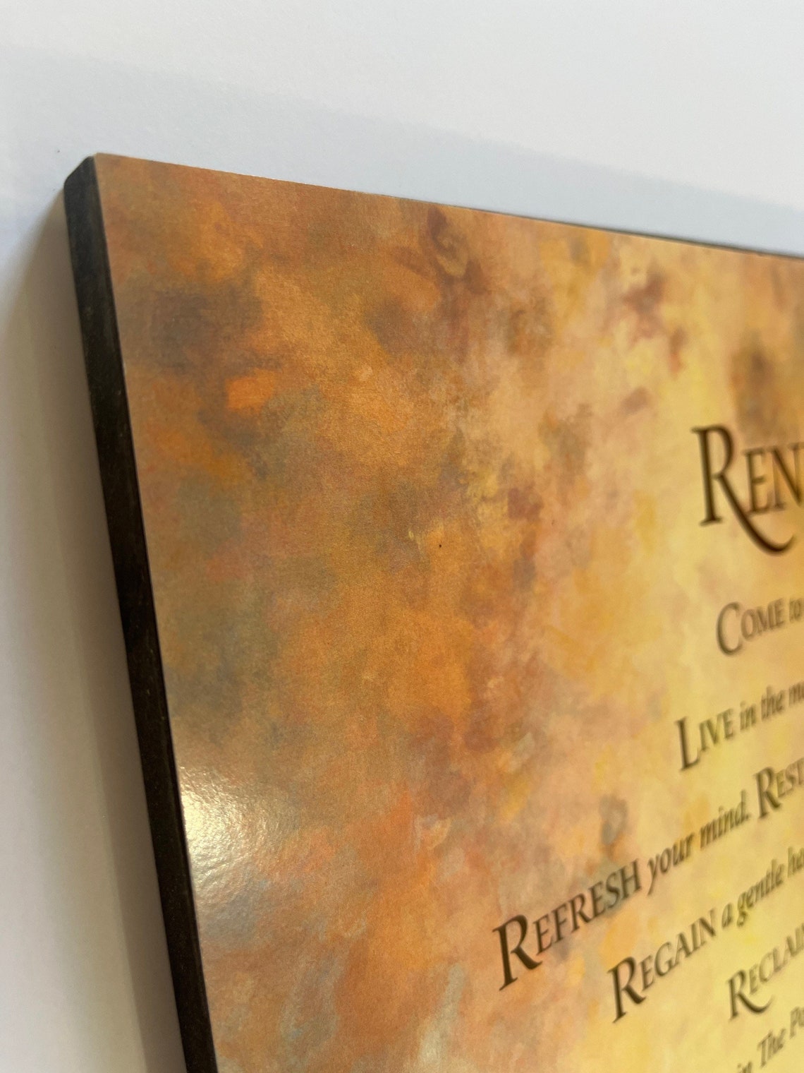 Cabin Decor,lake Decor,renew Poem,wooden Art Plaque,12"w X16"tbonnie ...
