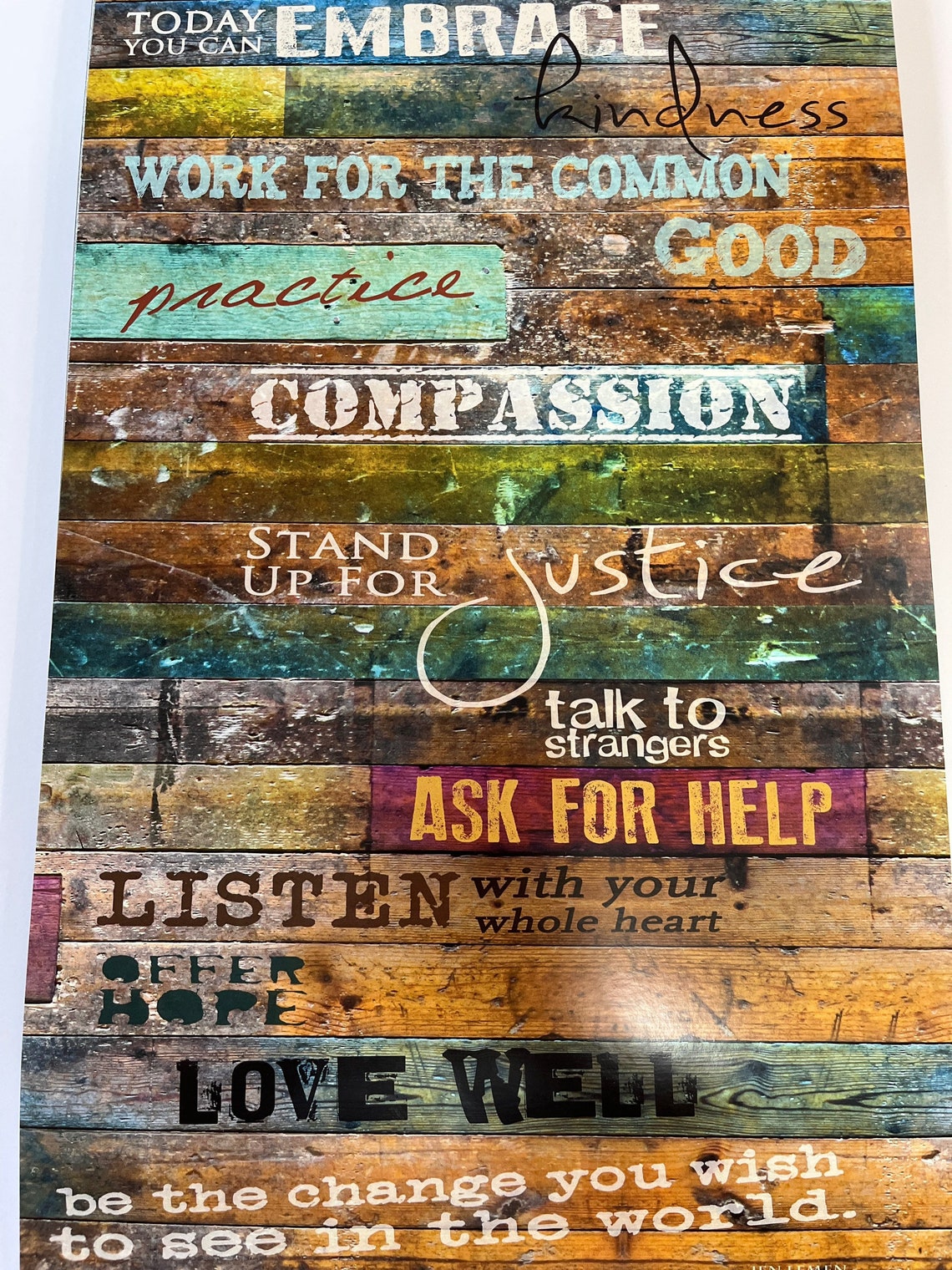 Today is A New Dayinspirational Wall Decor12w X - Etsy