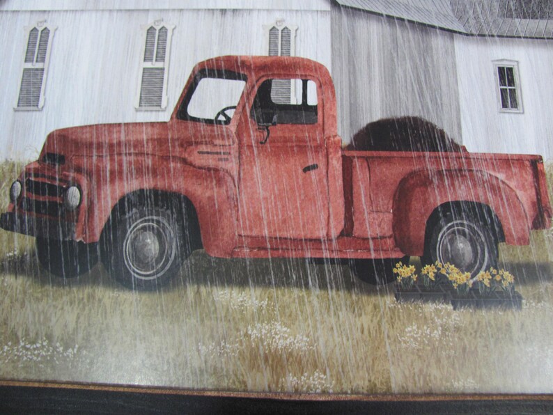 Spring Farmhouse,pickup Truck Decor, Spring Wall Decor,billy Jacobs ...