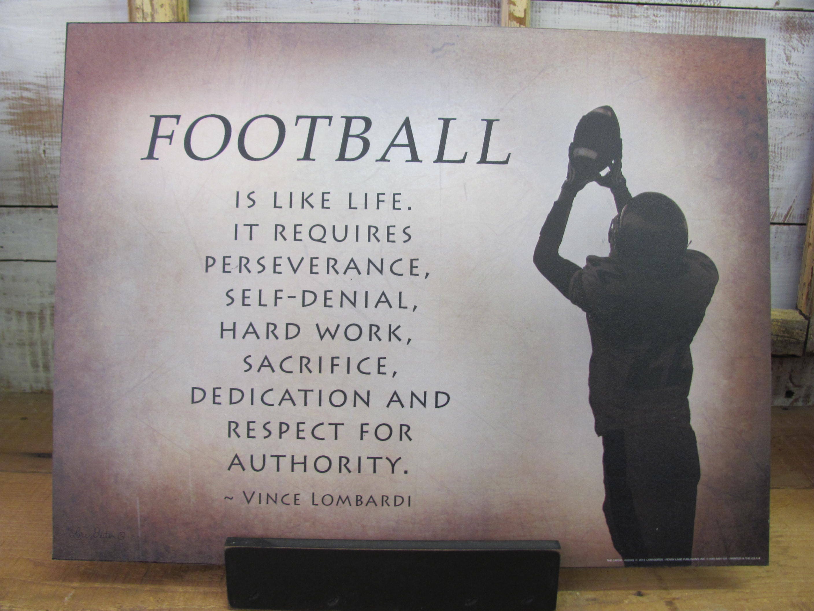 Football Wall Decor,man Cave Decor, Football Sign,football Decor ...
